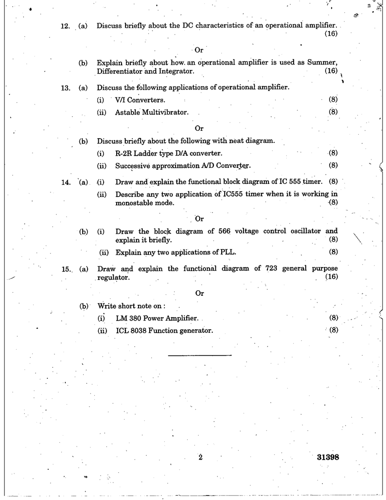 EE2254 Linear Integrated Circuits and Applications Nov Dec 2013 ...