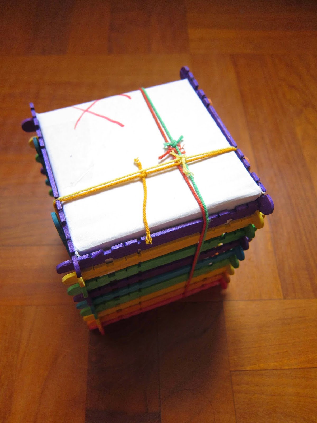 Shine Kids Crafts: Rainbow Popsicle Sticks Pen-holder