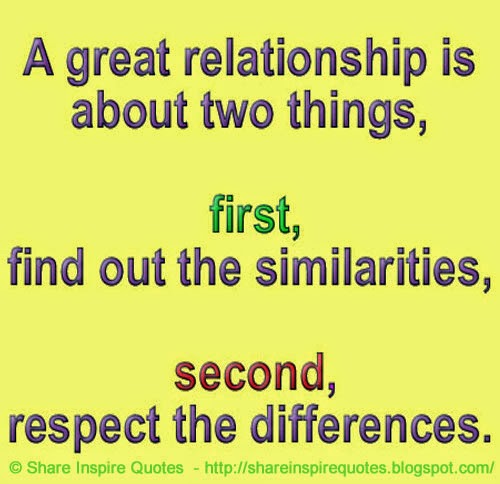 A great RELATIONSHIP is about two main things: 1.Finding out the ...
