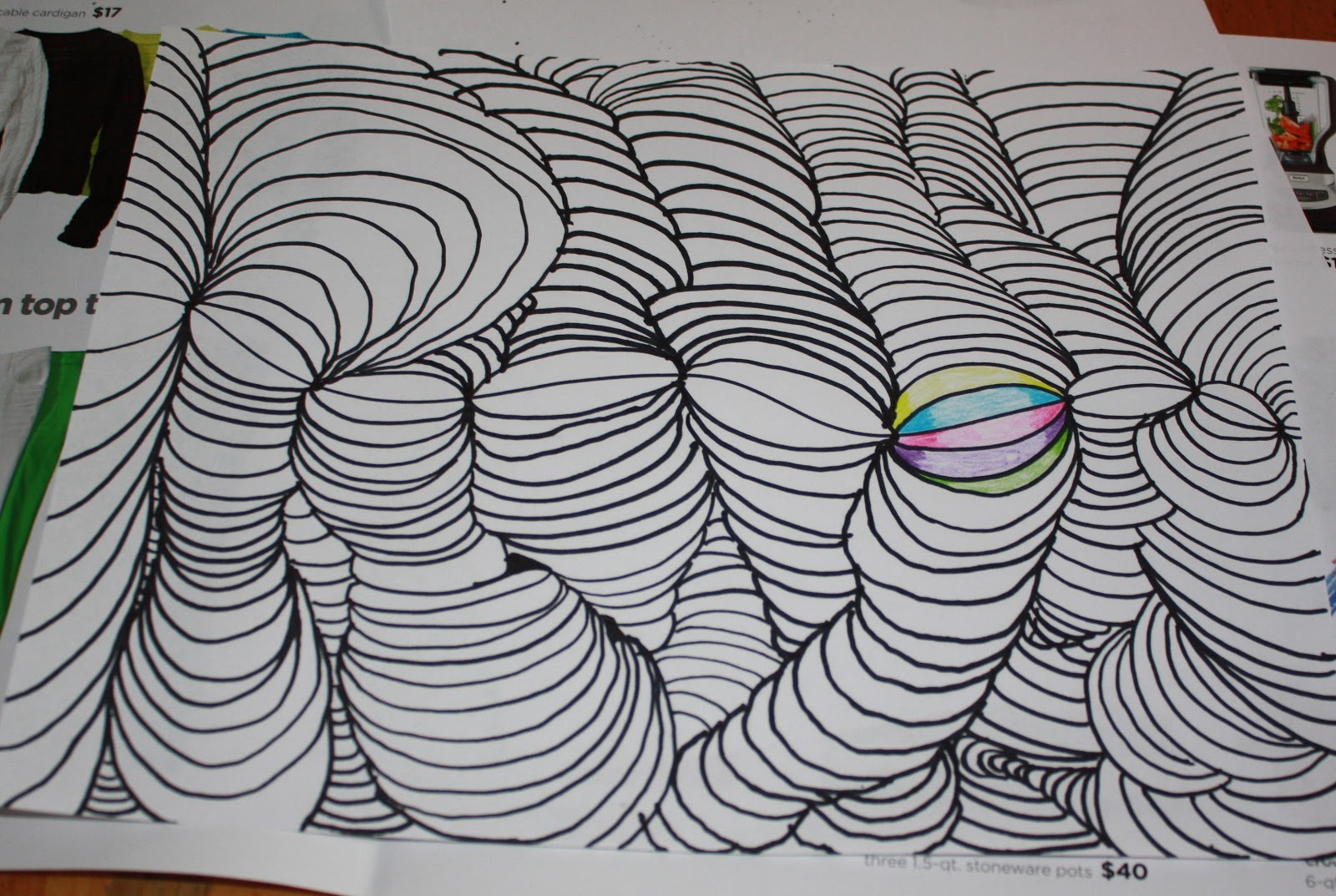 Once Upon a Family: Shading a Line Drawing