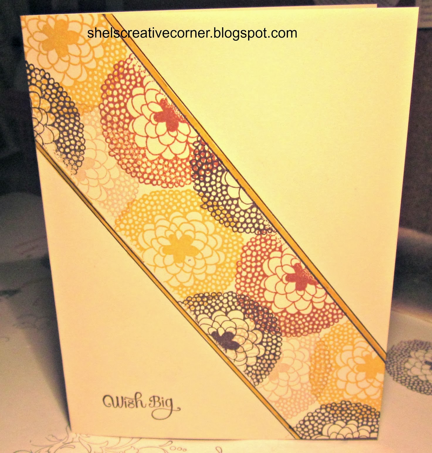 STAMP WITH SHEL : 2 single layer cards - a challenge!