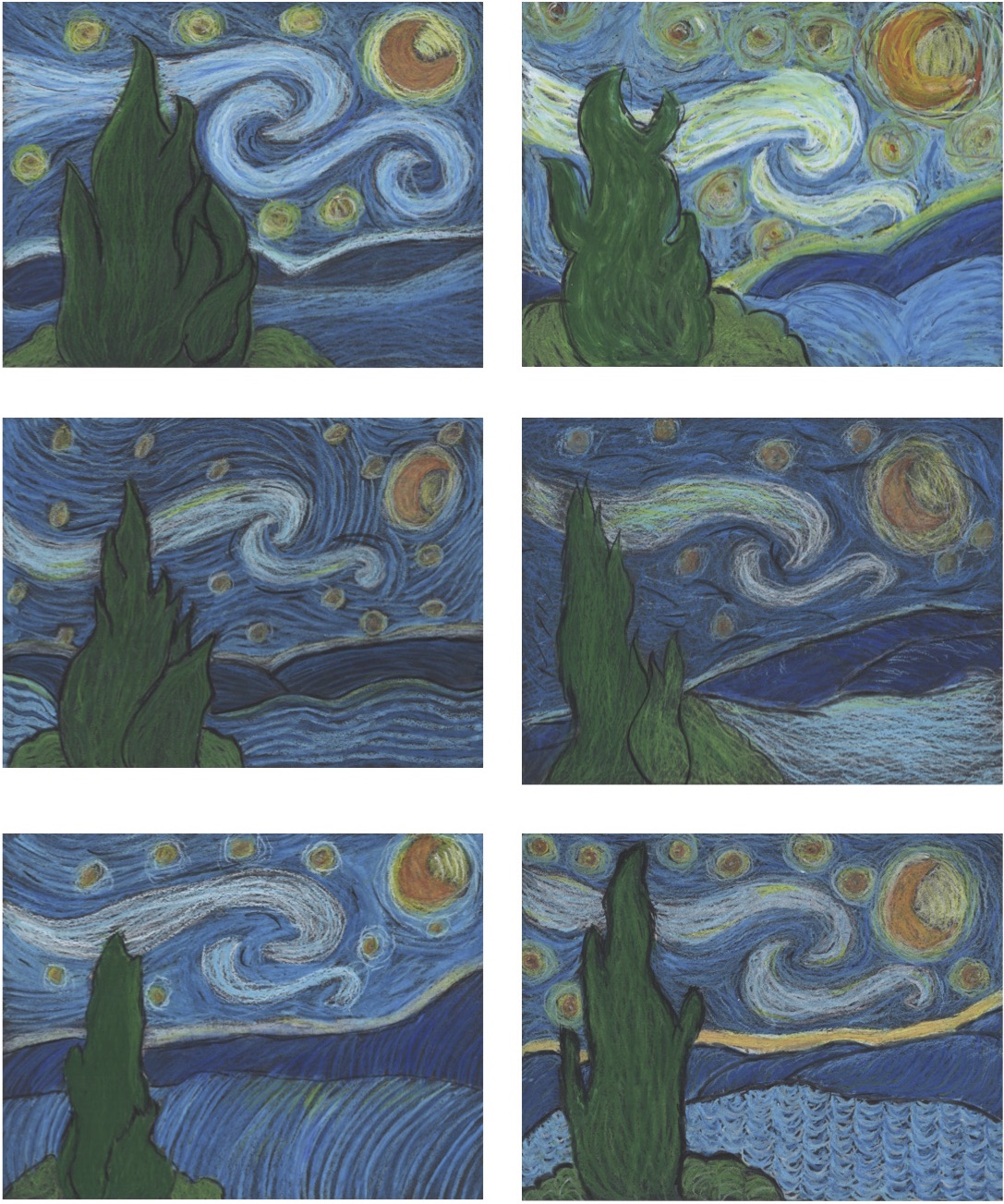 The Rolling Artroom: Van Gogh's Starry Night (4th-6th Grade)