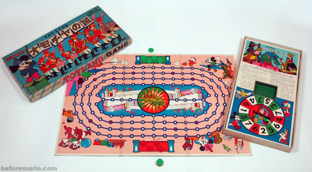 beforemario: Nintendo board games - part 2 - Disney (early 1960s)