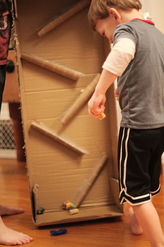 sassafras: cardboard box ramp :: diy :: inspiration