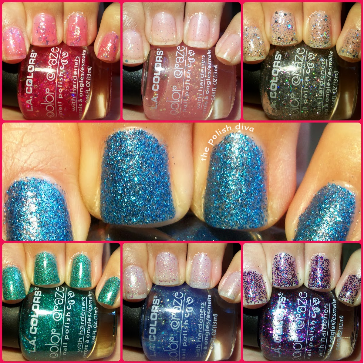 The Polish Diva: LA Colors Swatches and Review, Part 2 (100th Post!)