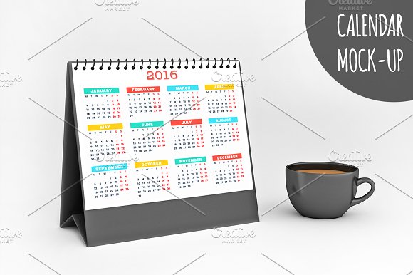 110+ Best Calendar Mockup Templates | Free & Premium
