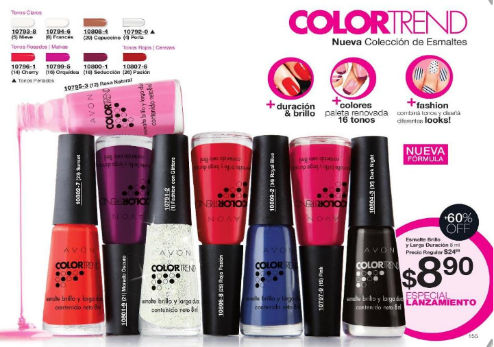 Esmaltes Color Trend Avon - Nuevo Lanzamiento