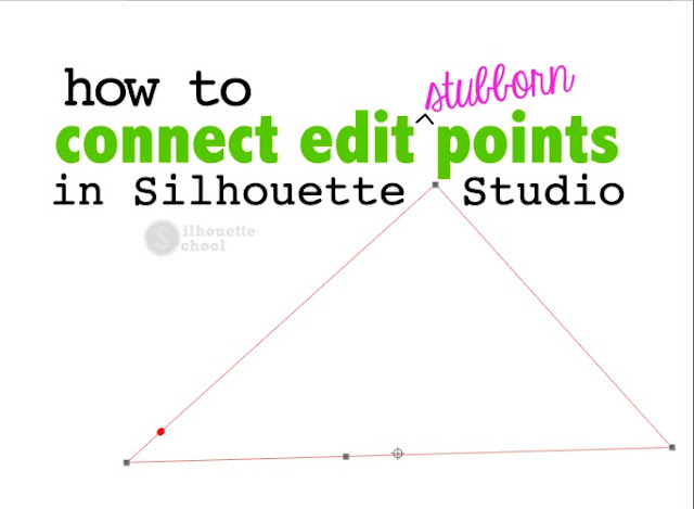 How to EASILY Connect Edit Points and Close a Shape in Silhouette ...