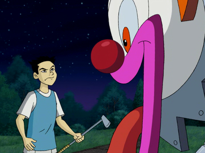 What's New Scooby-Doo: A Terrifying Round with a Menacing Metallic Clown