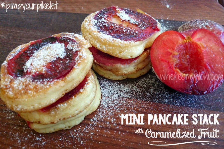 Where's My Glow? : Mini Pancake Stack with Caramelized Fruit # ...