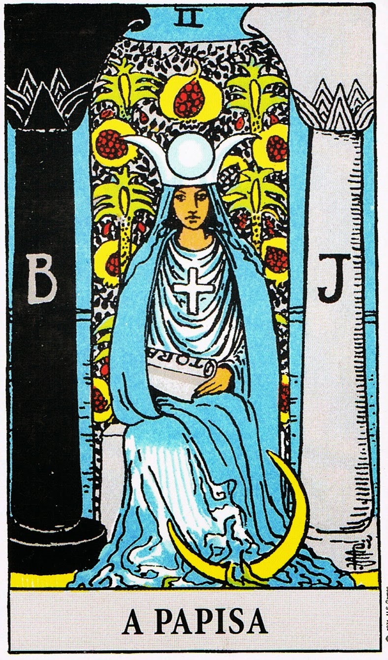 Principais Arcanos do Tarot "A Papisa" ~ Efígie Astral em EVO XXI