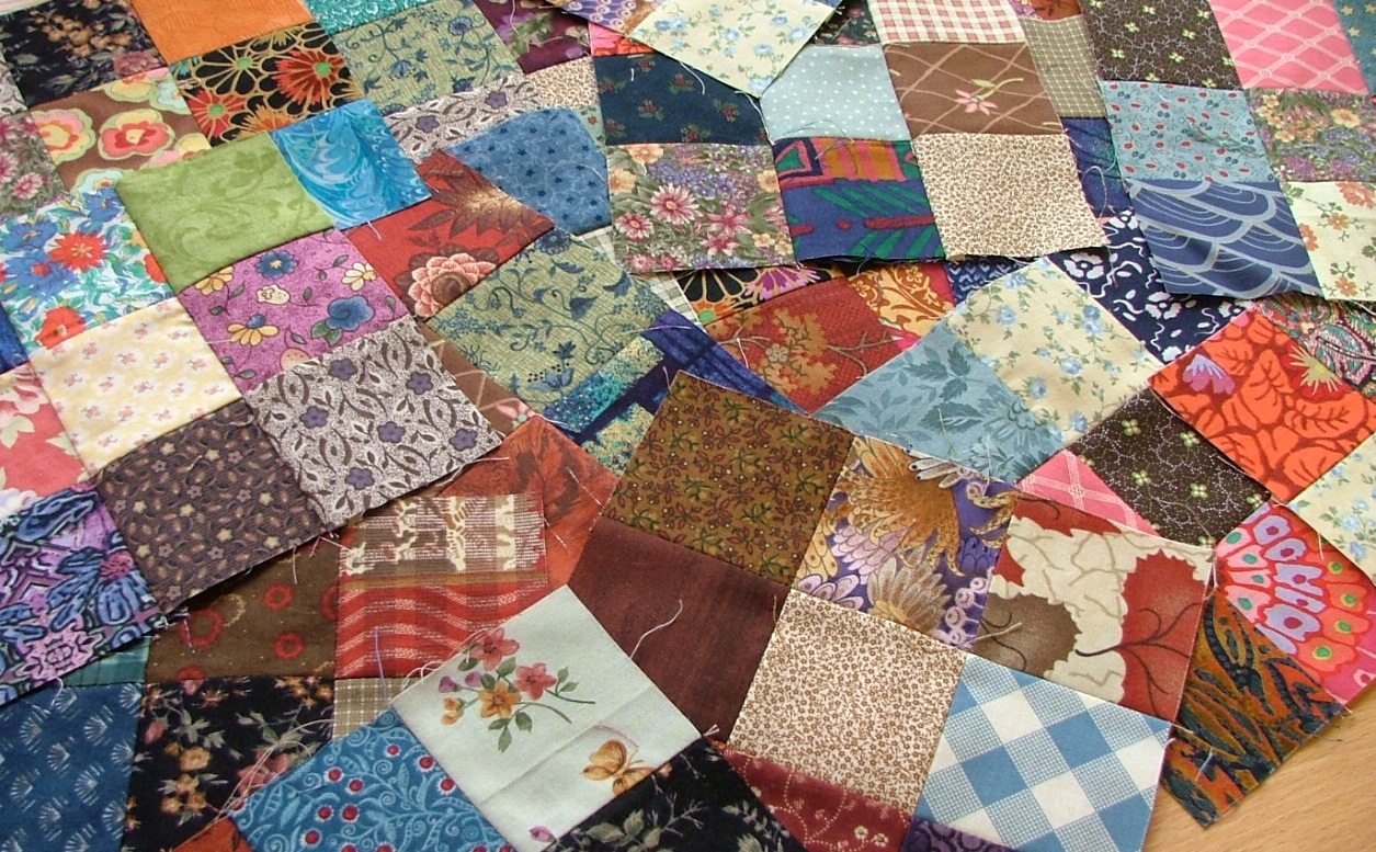 Sandy Quilts: Scrappy Nine Patch Day Continued