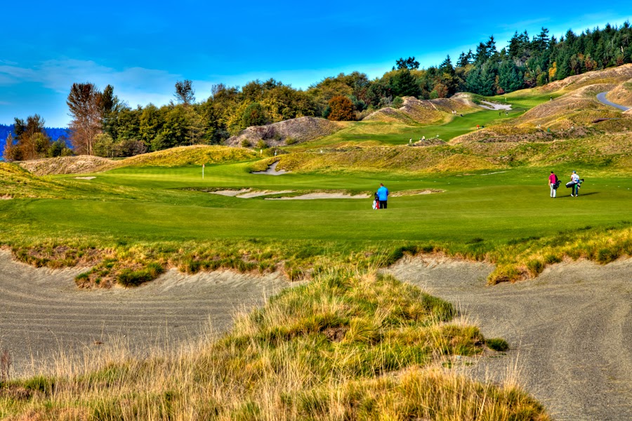 Artistic Renderings By David Patterson: Hole #2 at Chambers Bay ...