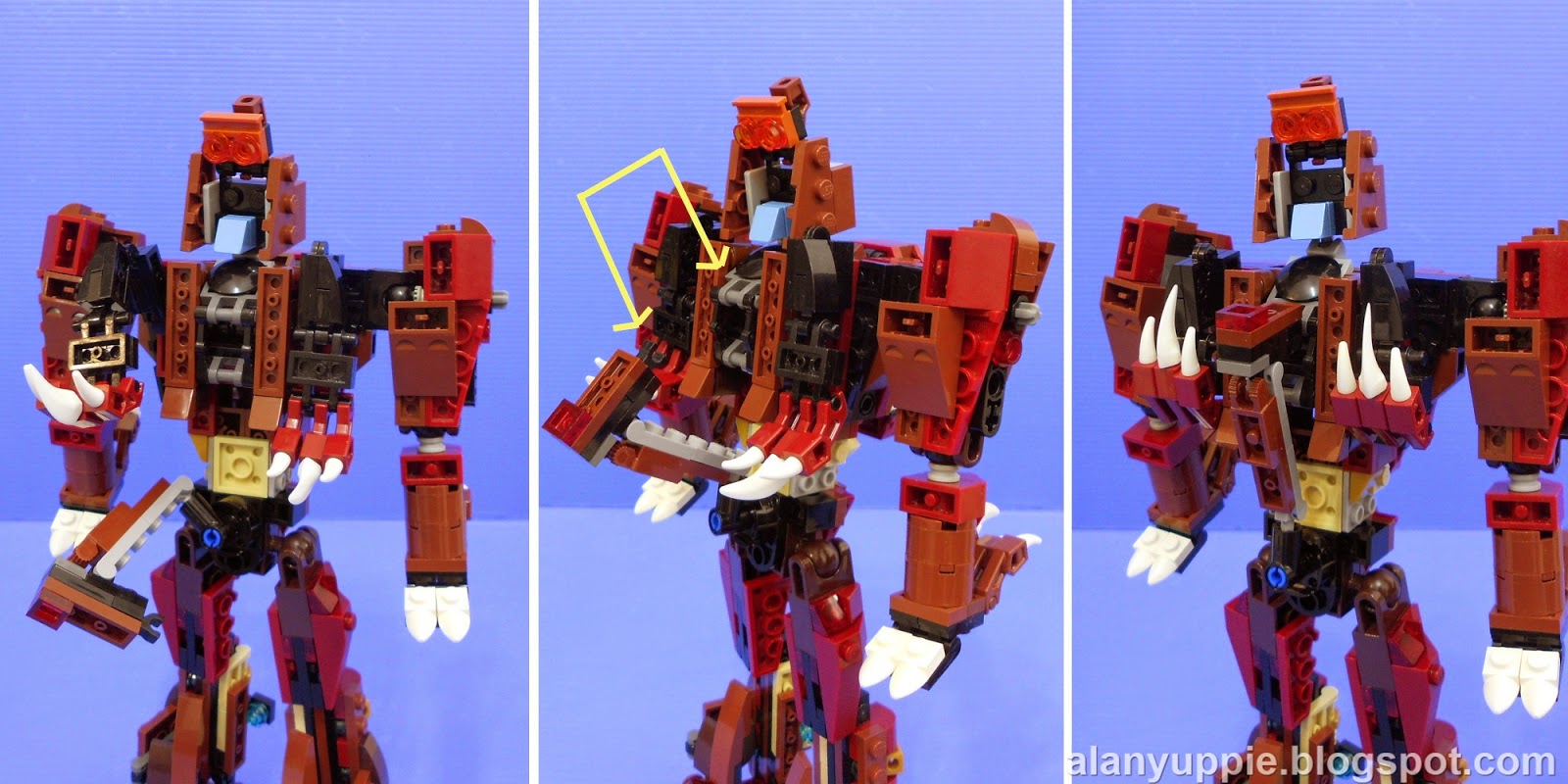 Alanyuppie's LEGO Transformers: LEGO Beast Wars Dinobot Part 1 ...