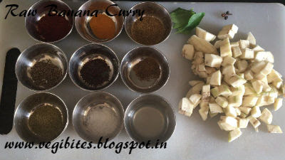 Raw Banana Curry | Vegetarian bites to tickle your senses