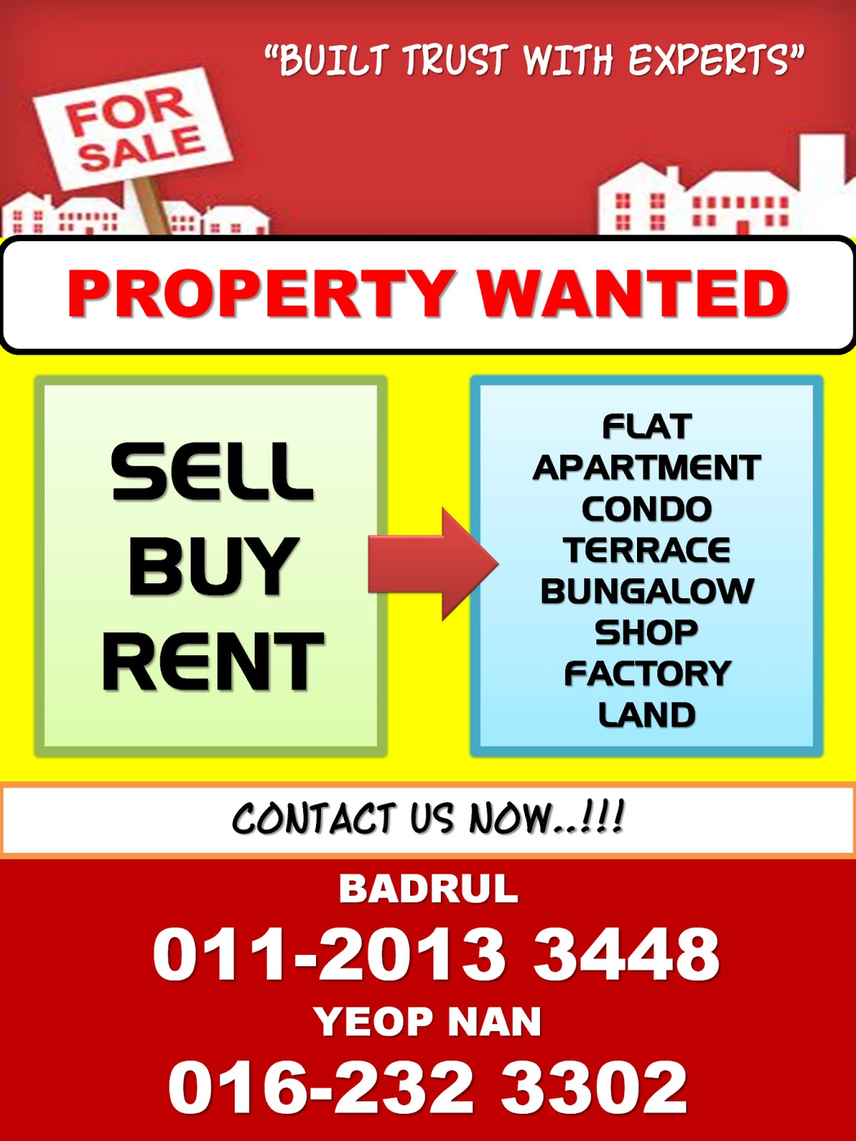 Bart's Property... (Sell, Buy, Rent)