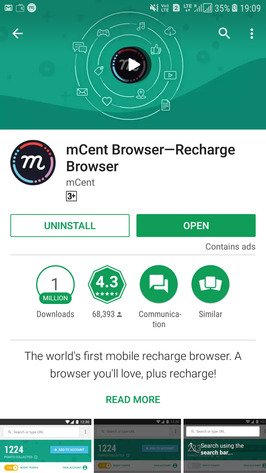 Mcent browser for surfing internet in smartway! - LPU TechBuzz
