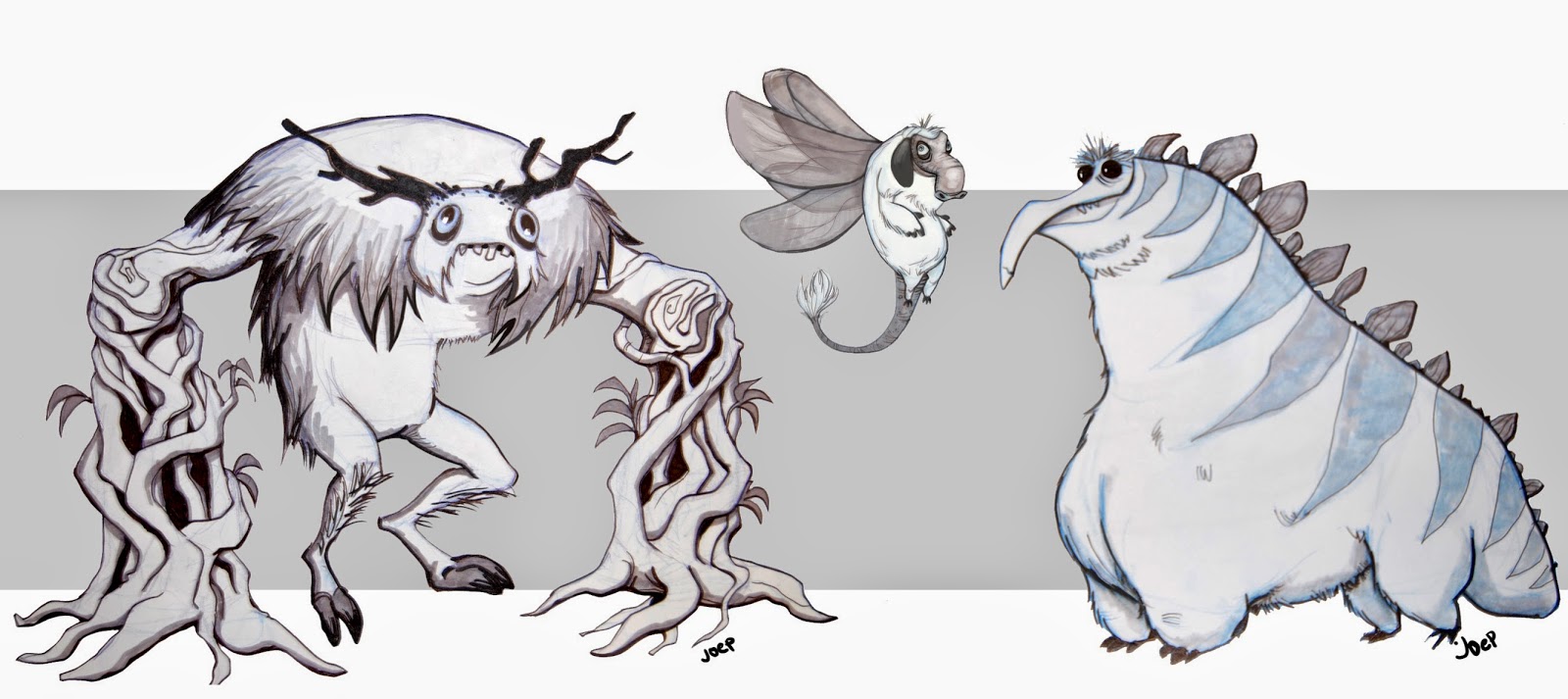 Joe Pearman Art: monsters designs 15