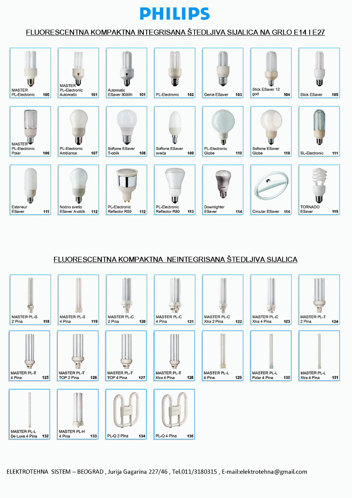 LED sijalica,reflektor,svetiljka Philips,Ledvance Osram,General ...