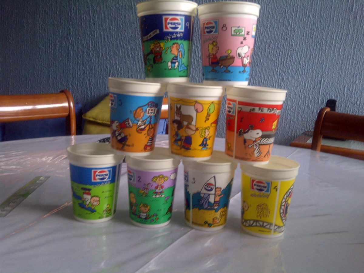 Cool-tura retro. La mejor forma de (re)vivir los ochentas.: Vasos Pepsi ...