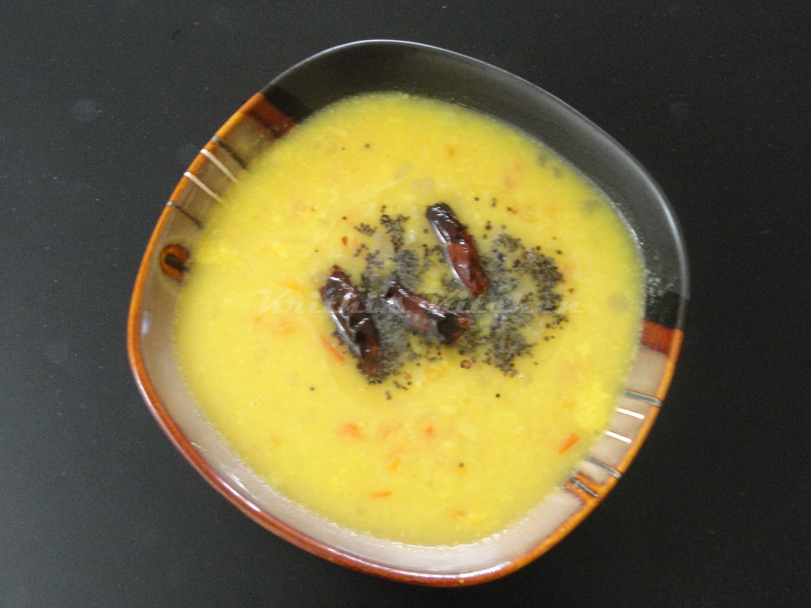 Krithi's Kitchen: Simple Dal Tadka