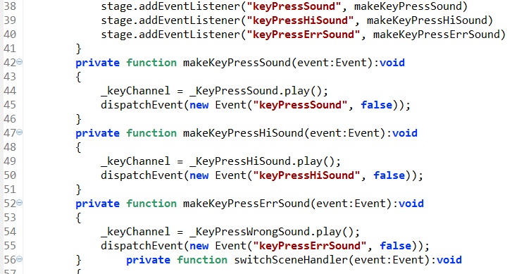 Physics Class... Flipped: ActionScript Work - added keypress sounds ...