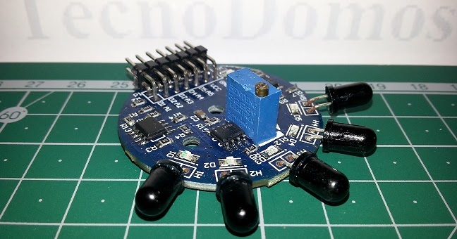 TecnoDomos: Sensor de chamas de 5 canais