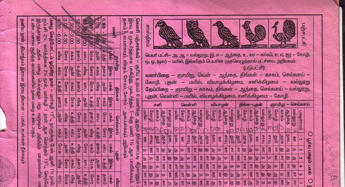Jyotish Notes and Thoughts: Pancha Pakshi reference