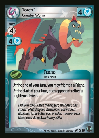 MLP Torch, Greater Wyrm CCG Cards | MLP Merch