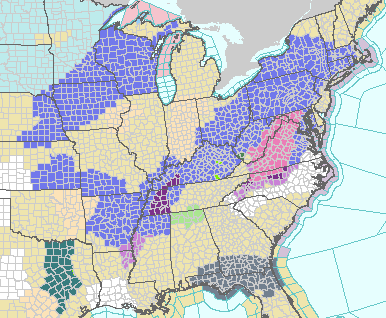 Mid-Atlantic Ice Storm Index