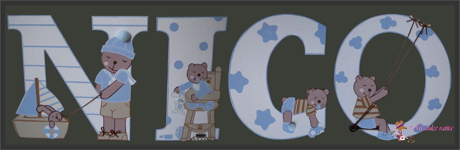 MI DULCE RATITA: LETRAS PARA NICO Y NIÑO EN COCHE