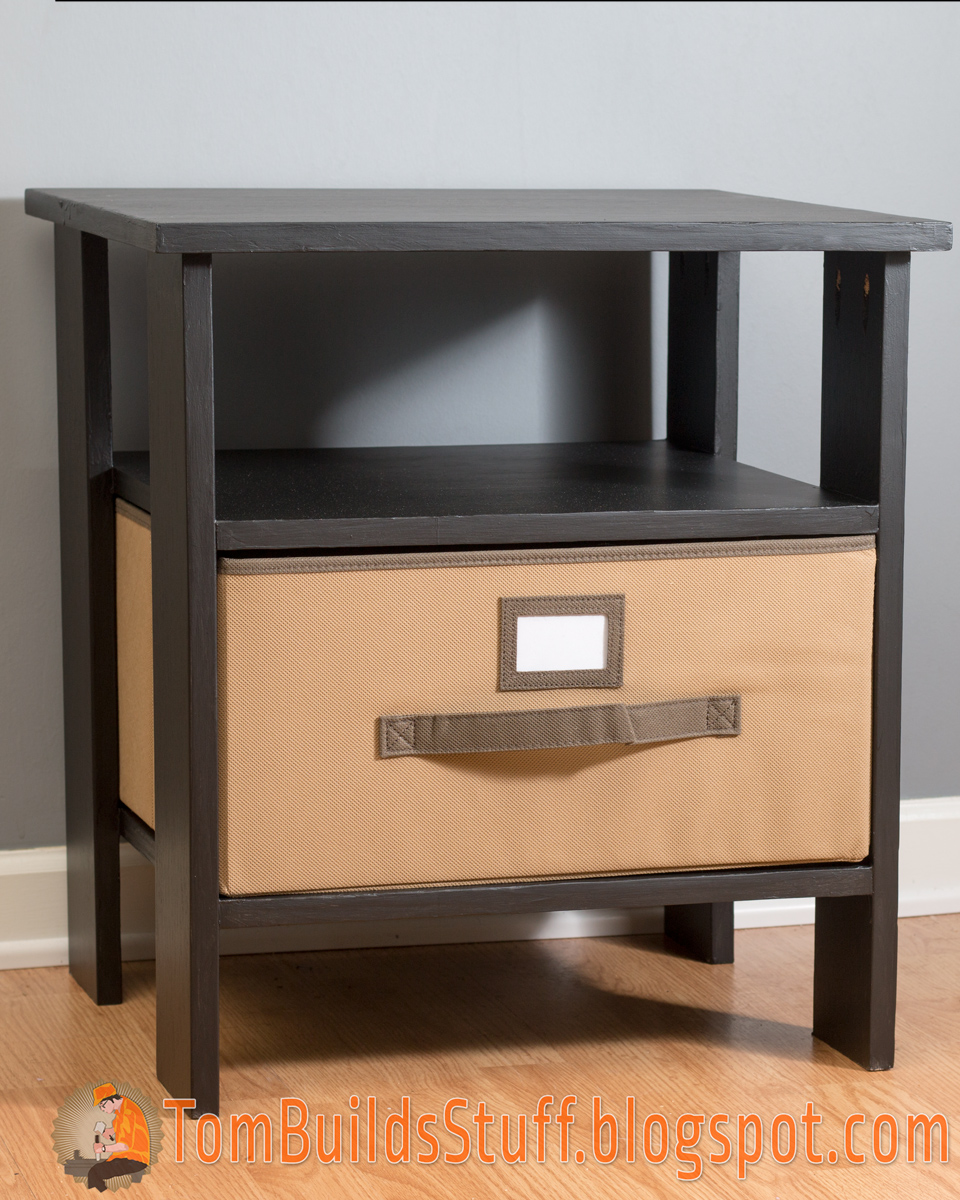 Easy Simple Plywood Nightstand Plans