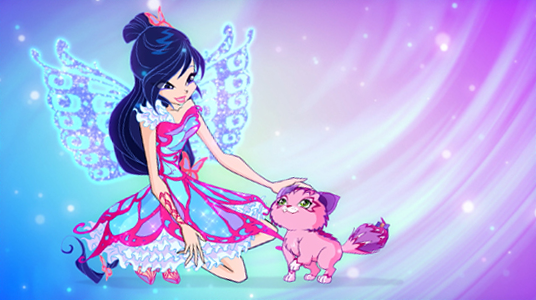 Winx Butterflix + Fairy Animals: Imagens para Colorir