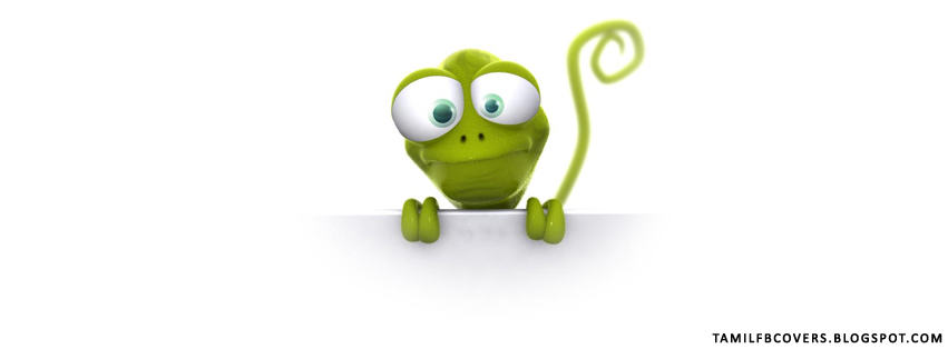 My India FB Covers: Green alien - Funny FB Cover