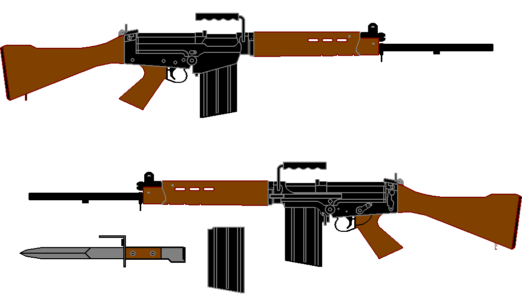 FN 49 INFANTRY RIFLE BLUEPRINTS