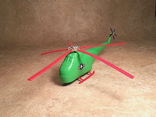 Lime Green Helicopter