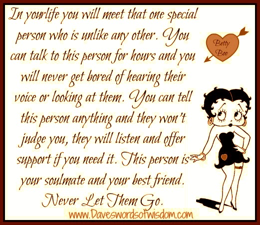 Daveswordsofwisdom.com: That One Special Person