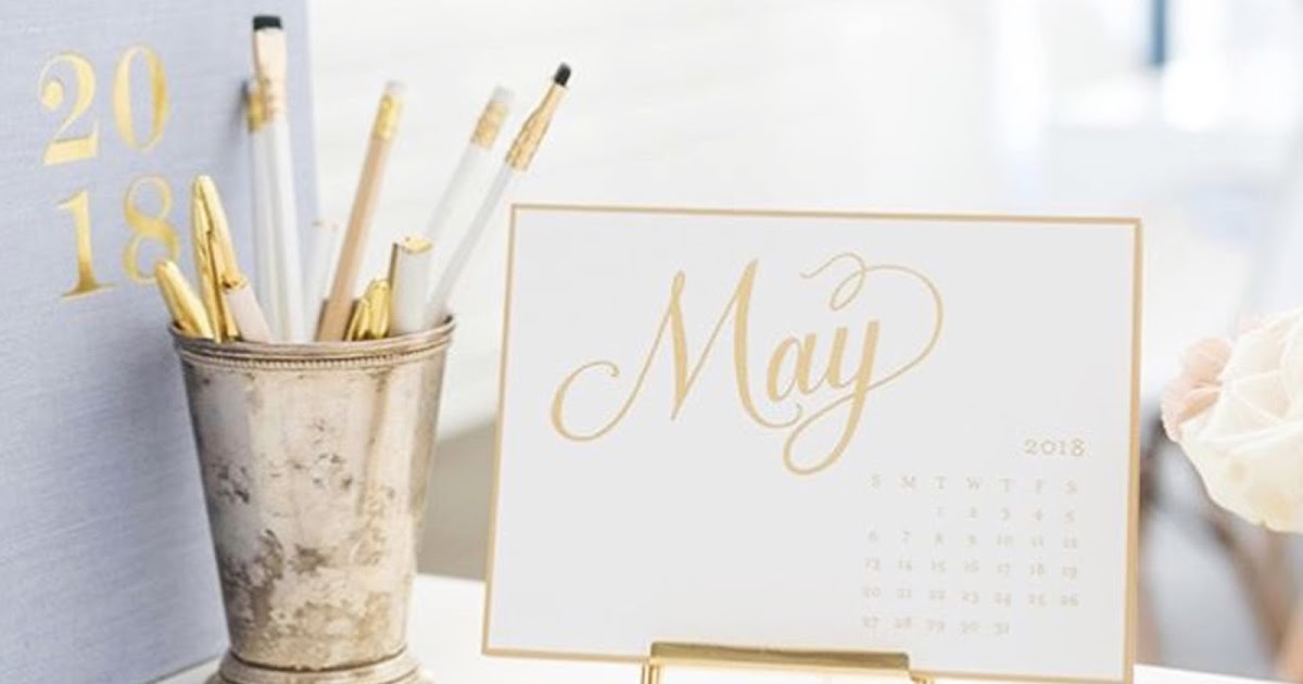 A to Z Calligraphy: On the Calendar