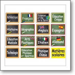 Apprendensemble: Les matières scolaires