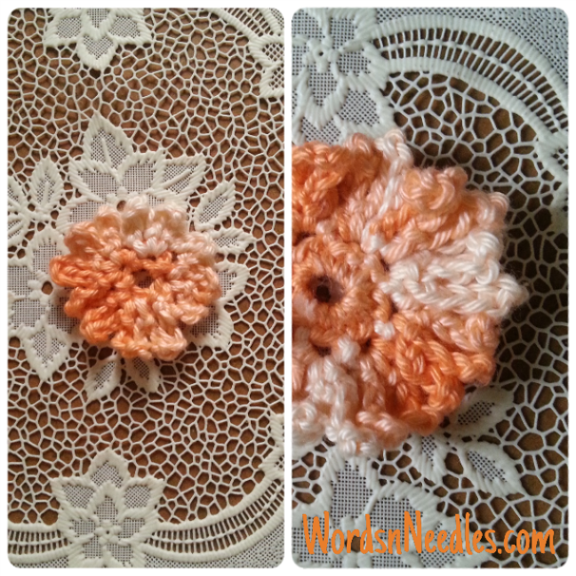 Crochet Flower Challenge: Simple Chain Stitch Flowers - Words 'n' Needles