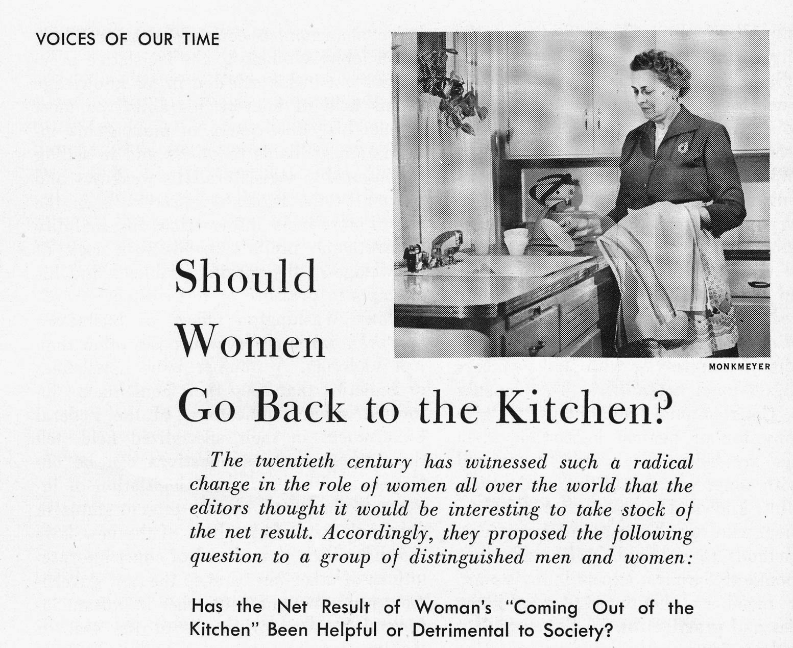 Progress is fine, but it's gone on for too long.: Should women go back ...