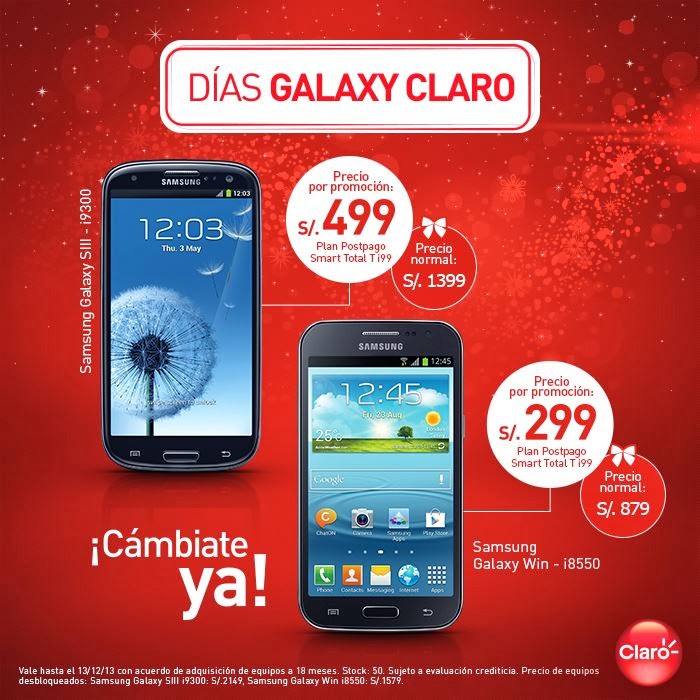CLARO QUE TIENES MAS: Días Galaxy Claro