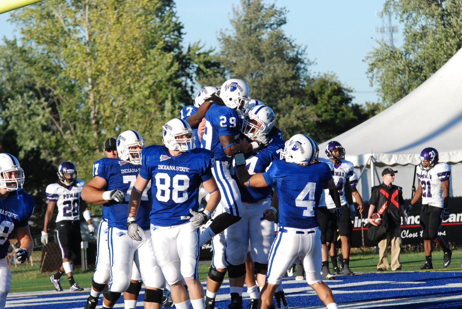 Edwards Journalism: Indiana State Football Season Opener vs. St. Joseph ...