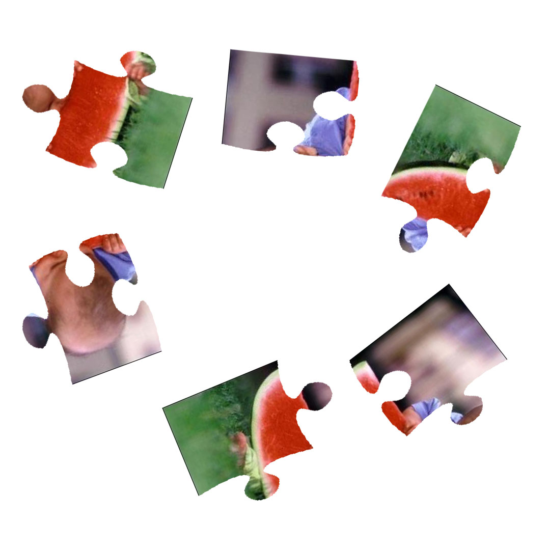 lindaDsign: EXERCISE 2 - Arrange the puzzle using Magic Wand & Move Tools