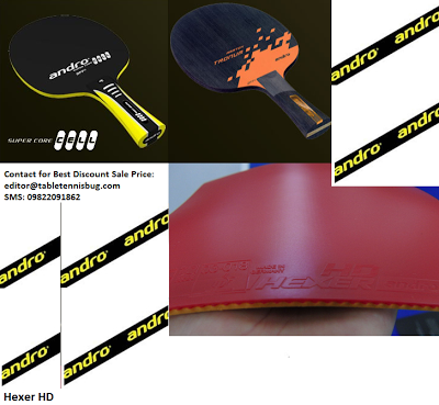 Table Tennis Bug: Andro Table Tennis blades and rubbers in India!