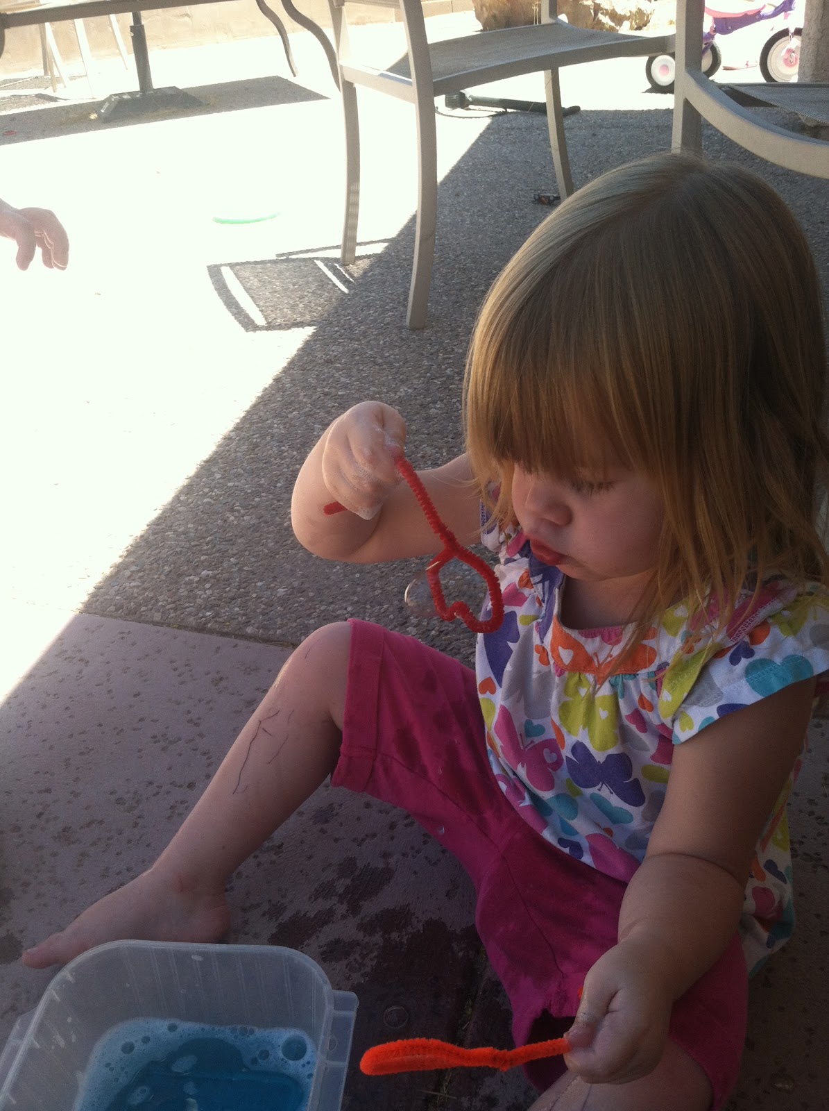 Reorganized Simplicity: Homemade Bubbles and Pipe Cleaner Wands