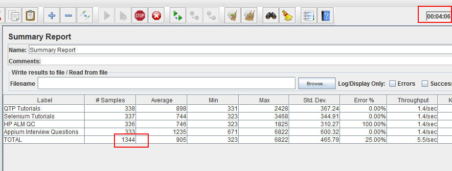 How to run a test plan for a specified period of time