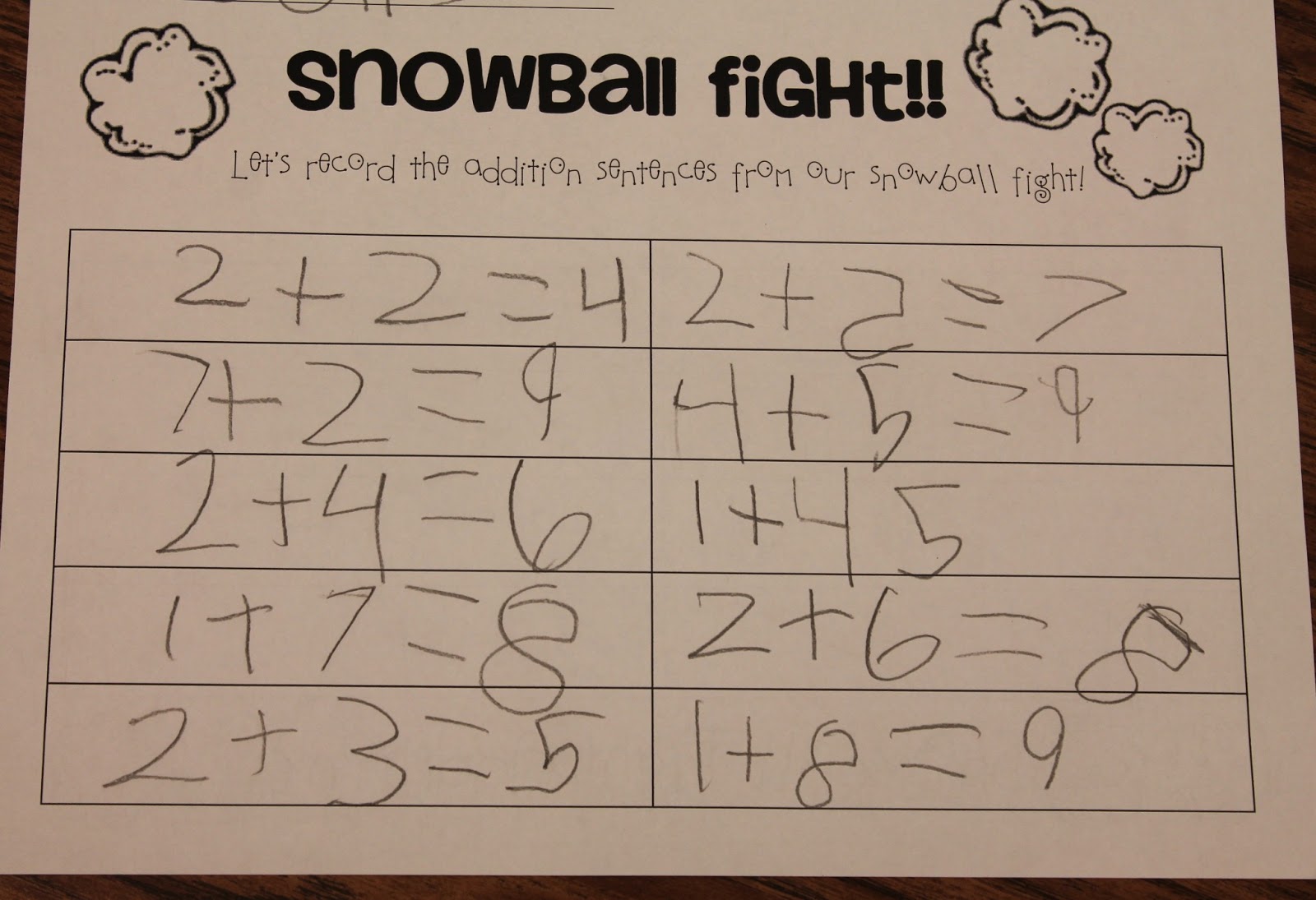 ABC's and Polka Dots: Indoor Snowball Fight!