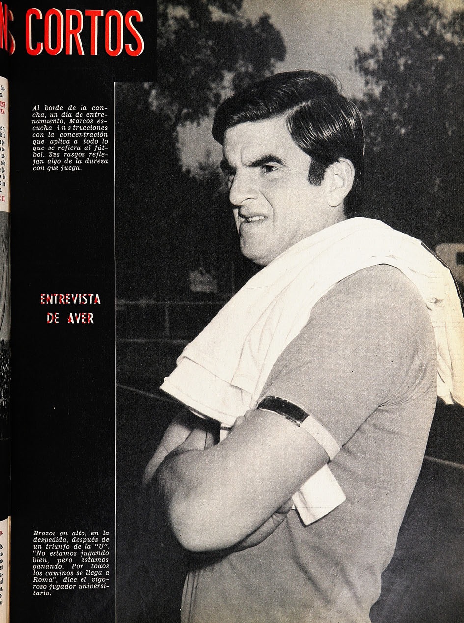 Partidos de la Roja: Rubén Marcos