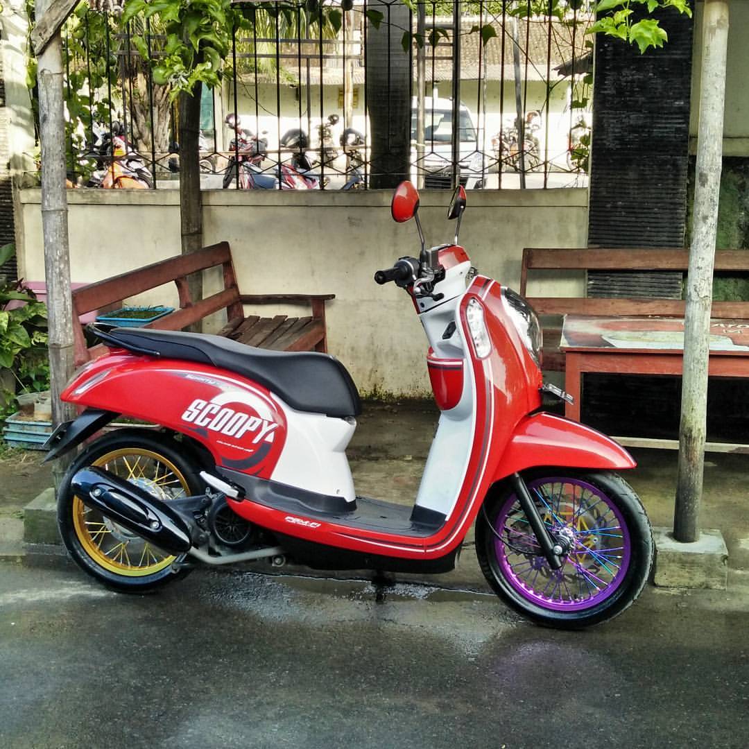 86 Foto Modifikasi Honda Scoopy Fi Retro Modern Terbaik